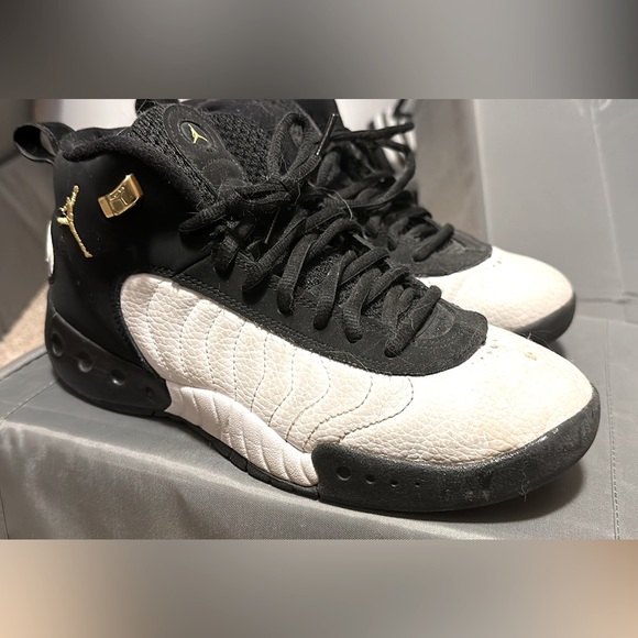Jordan | Shoes | Jordan Jumpman Pro Black White And Gold | Poshmark